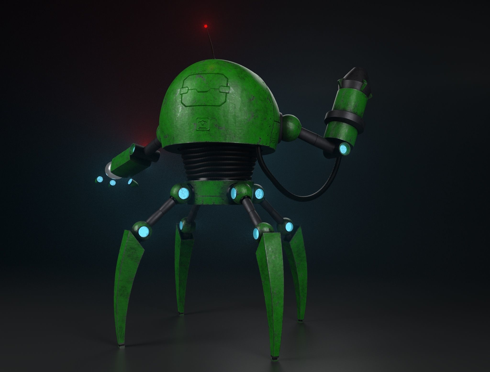 Mini Robot Killer 3D model | CGTrader