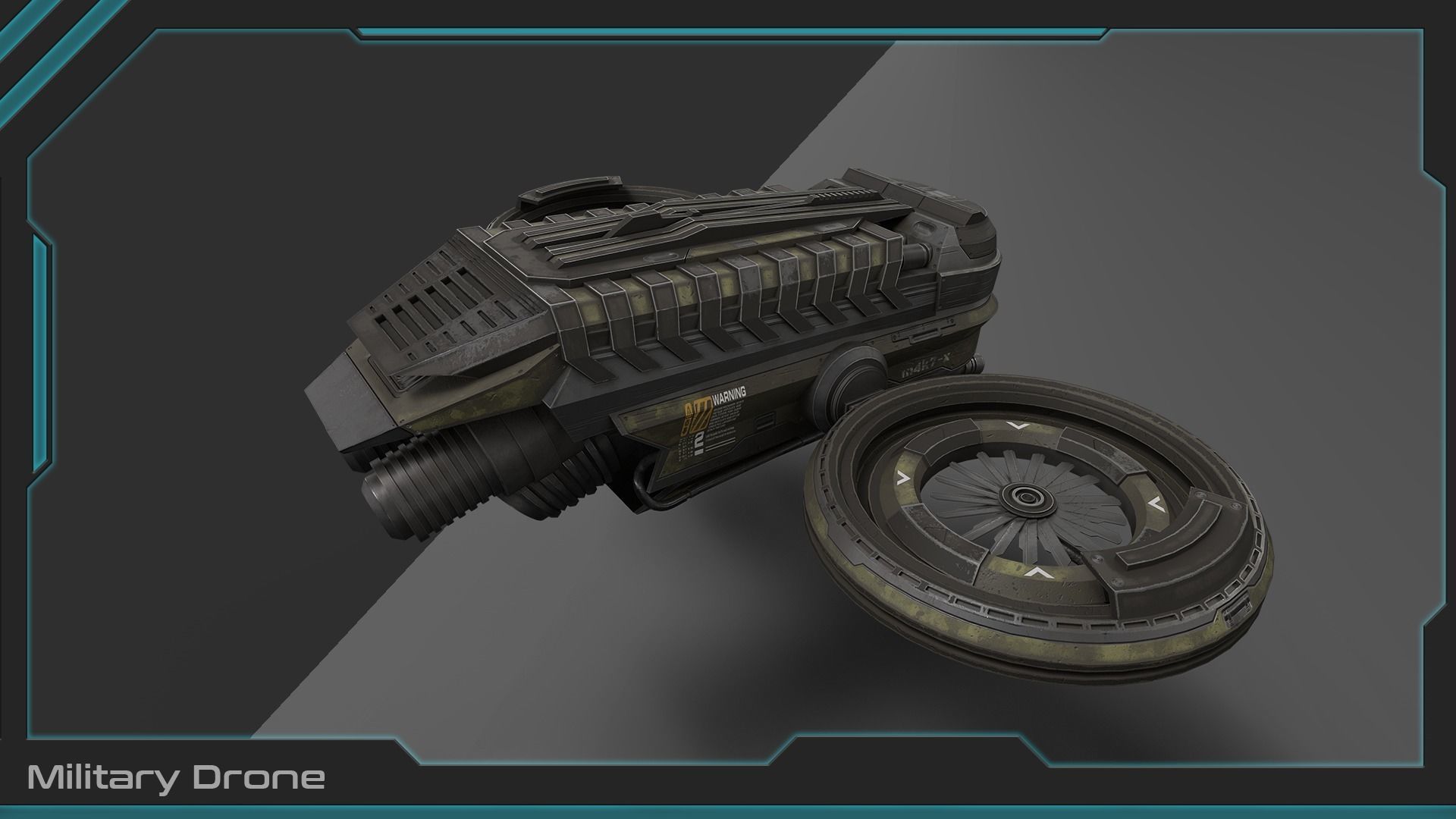 Military Drone 3D model | CGTrader