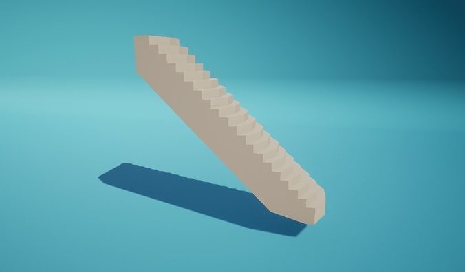 Stairs Tall free VR / AR / low-poly 3D model | CGTrader