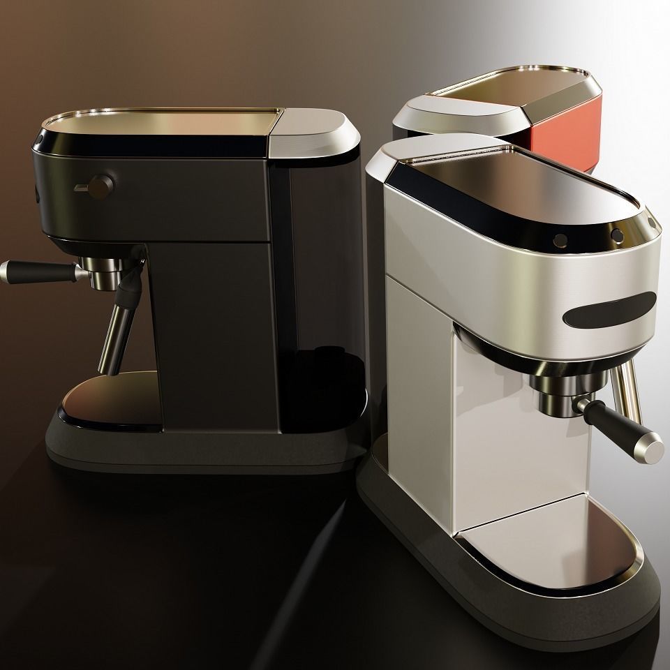 DeShorti Coffee Machine free 3D model | CGTrader