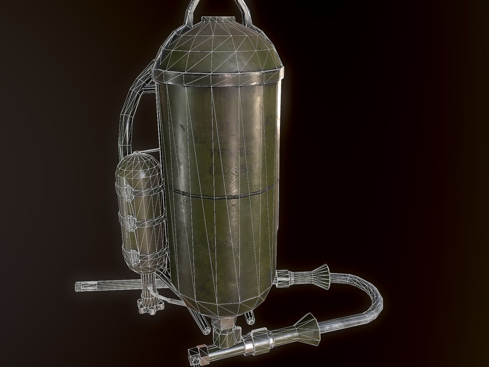 3D model WW2 German Flamethrower WW2 VR / AR / low-poly | CGTrader