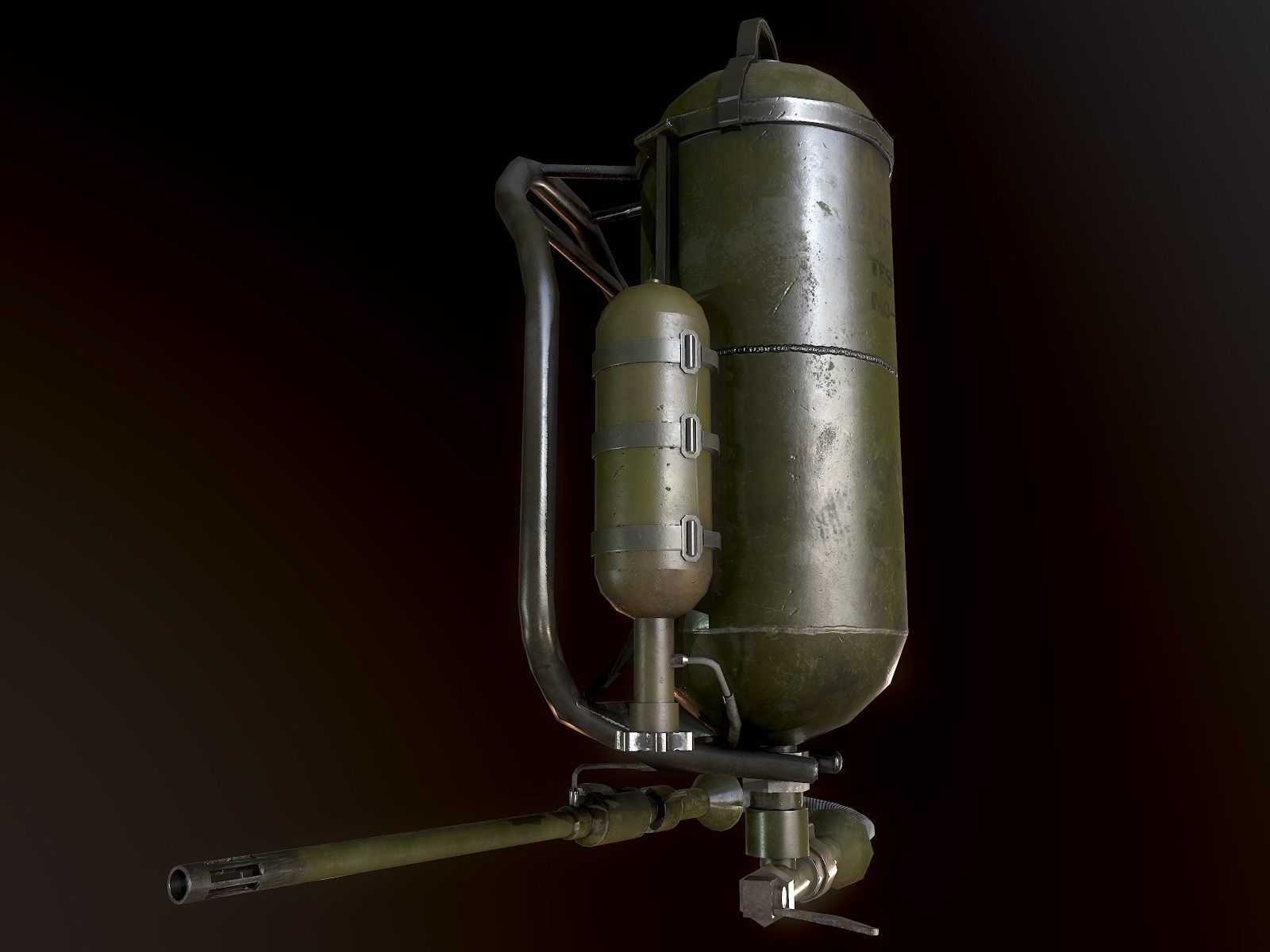 3D model WW2 German Flamethrower WW2 VR / AR / low-poly | CGTrader