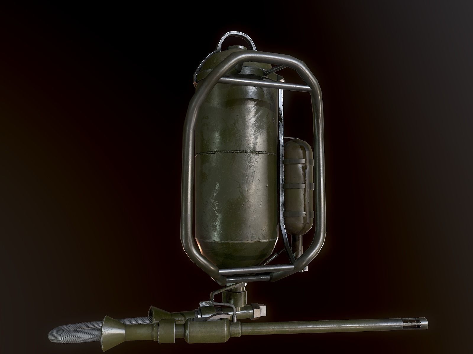 3D model WW2 German Flamethrower WW2 VR / AR / low-poly | CGTrader