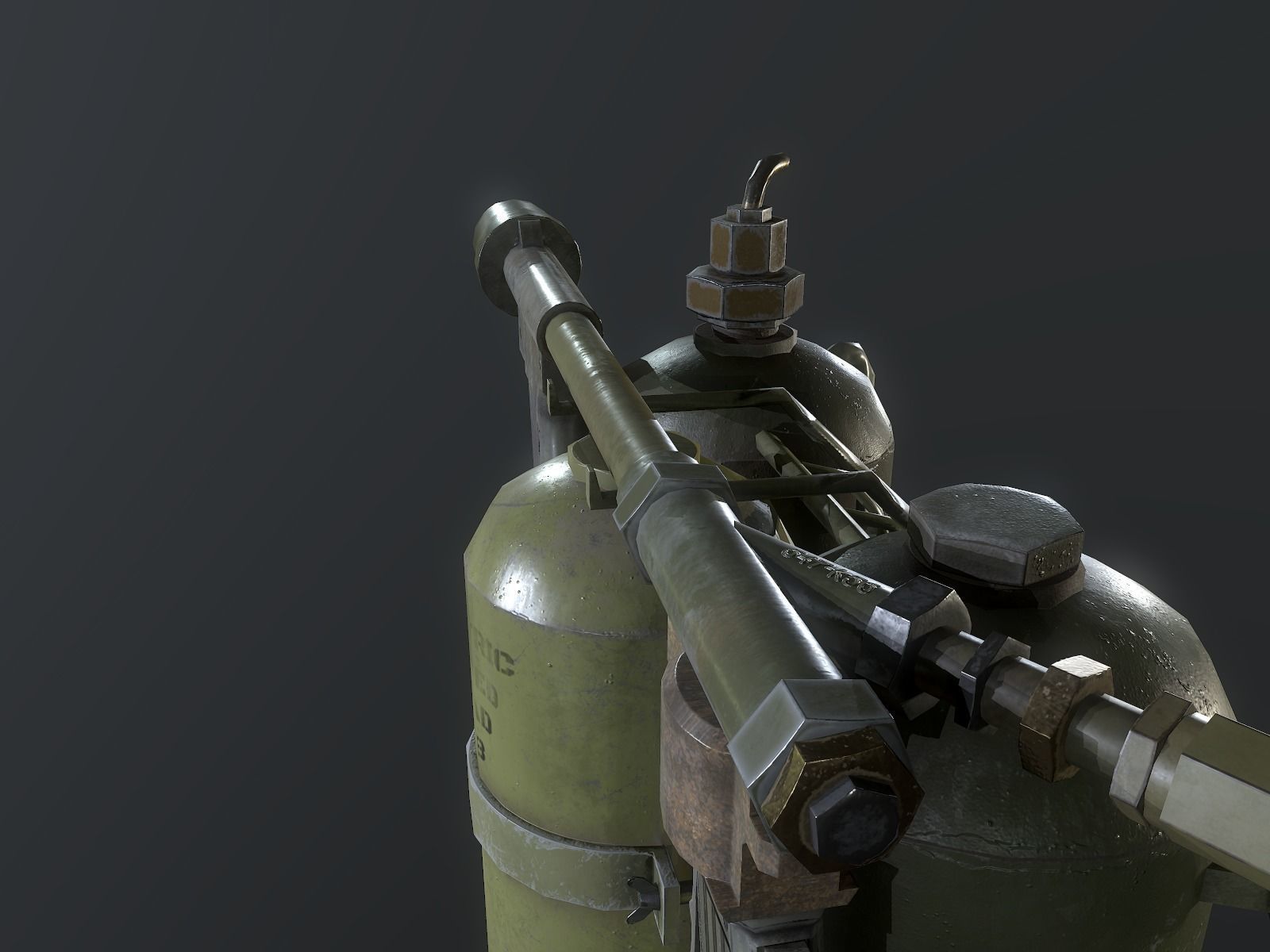3D model M2 Flamethrower WW2 USA VR / AR / low-poly | CGTrader