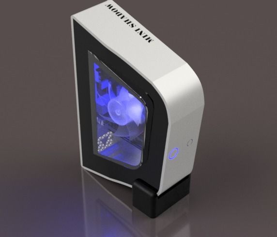 PC CASE ITX MINI SHADOW 3D model 3D printable | CGTrader