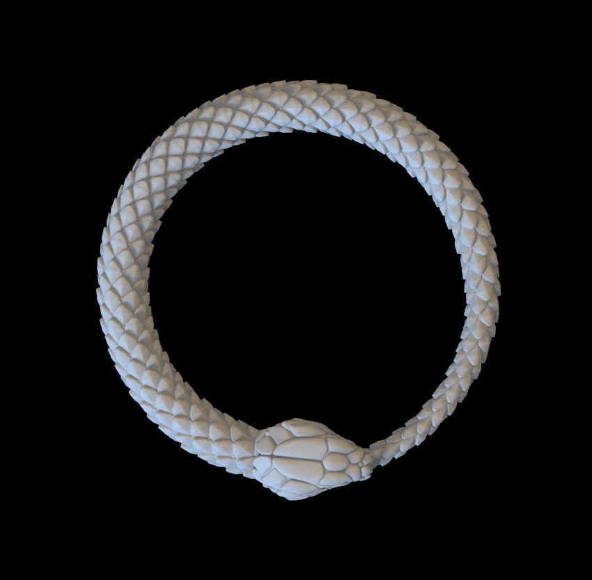 snake bracelet 3D model 3D printable | CGTrader