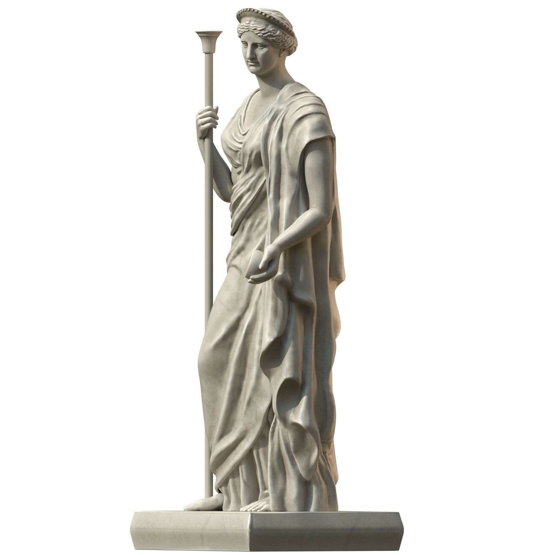 Hera sculpture 3D model | CGTrader