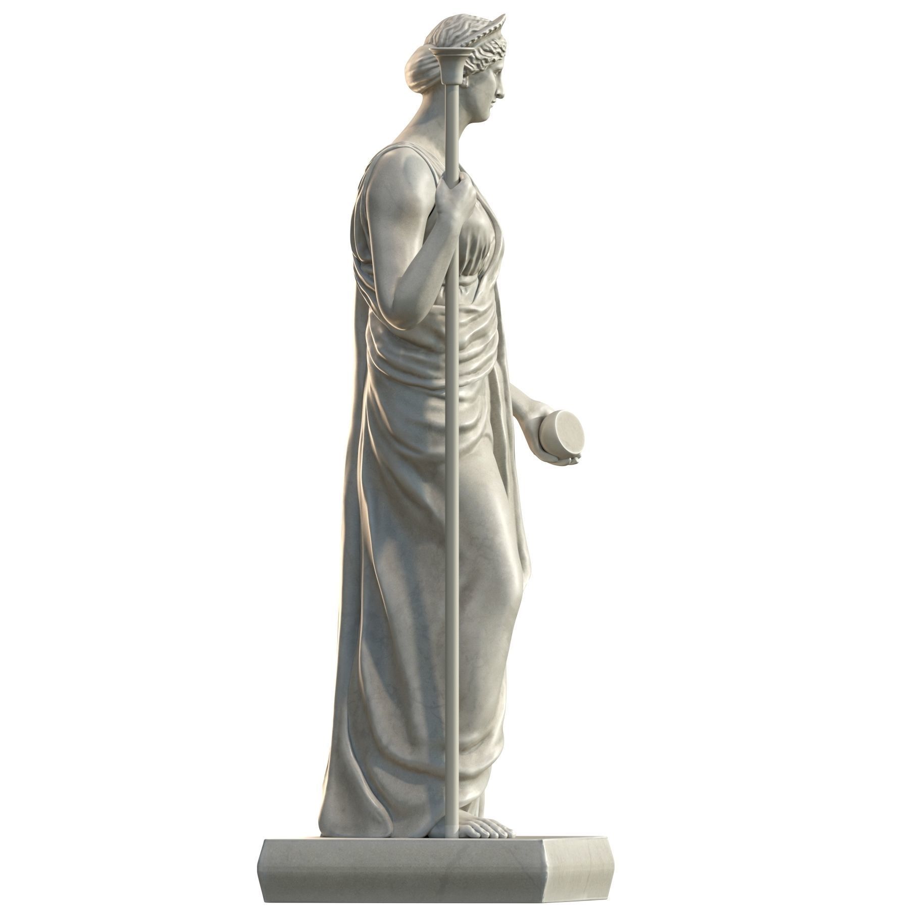 Hera sculpture 3D model | CGTrader