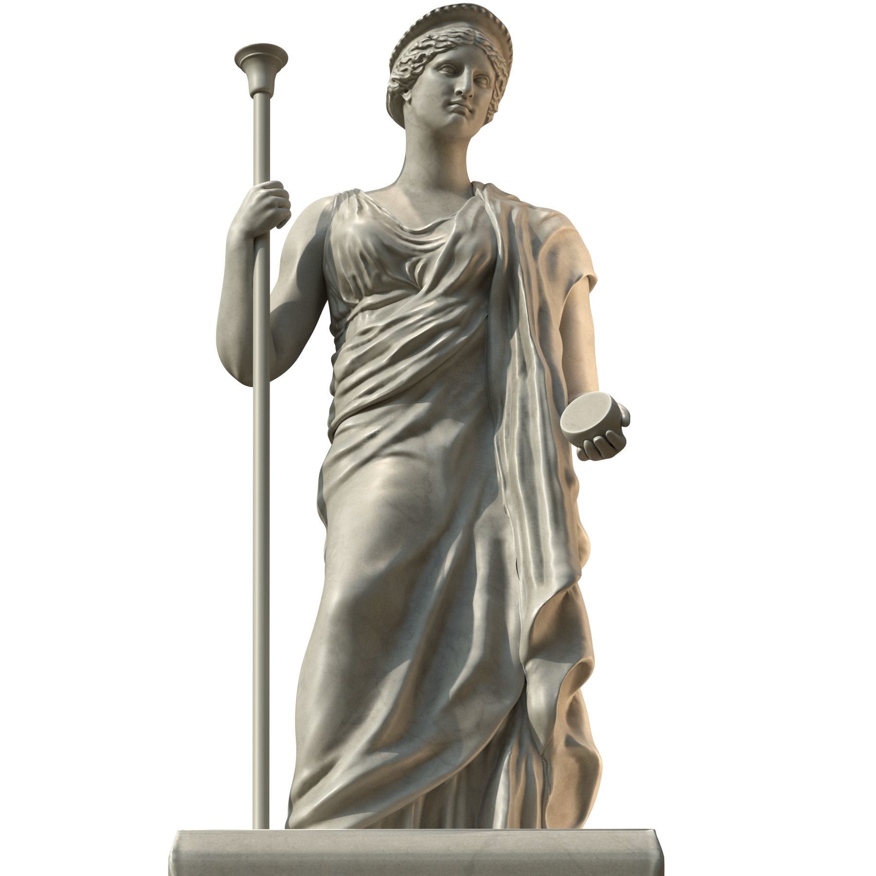 Hera sculpture 3D model | CGTrader