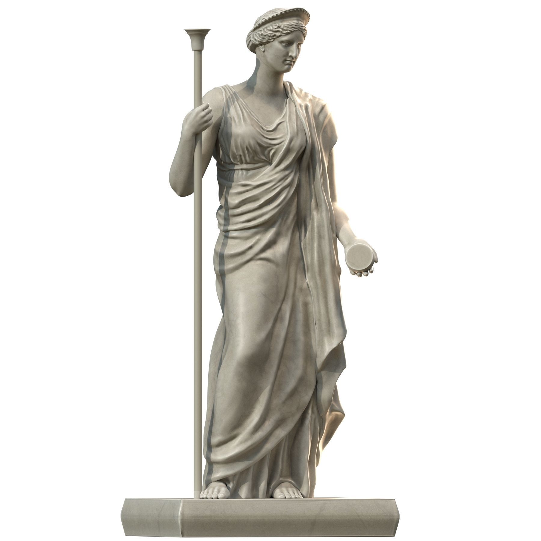 Hera sculpture 3D model | CGTrader