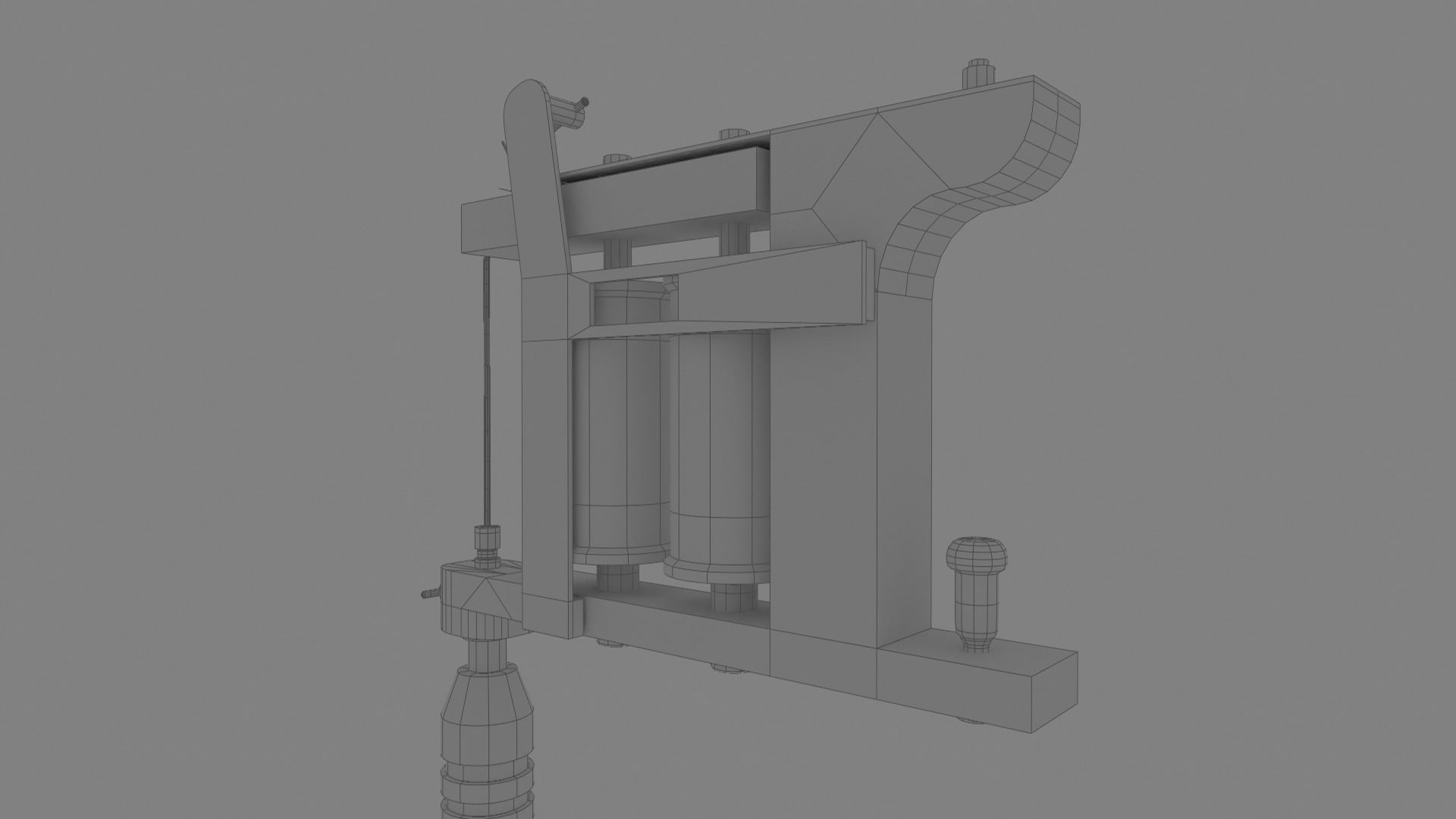 Coils Tattoo Machine 3D model | CGTrader