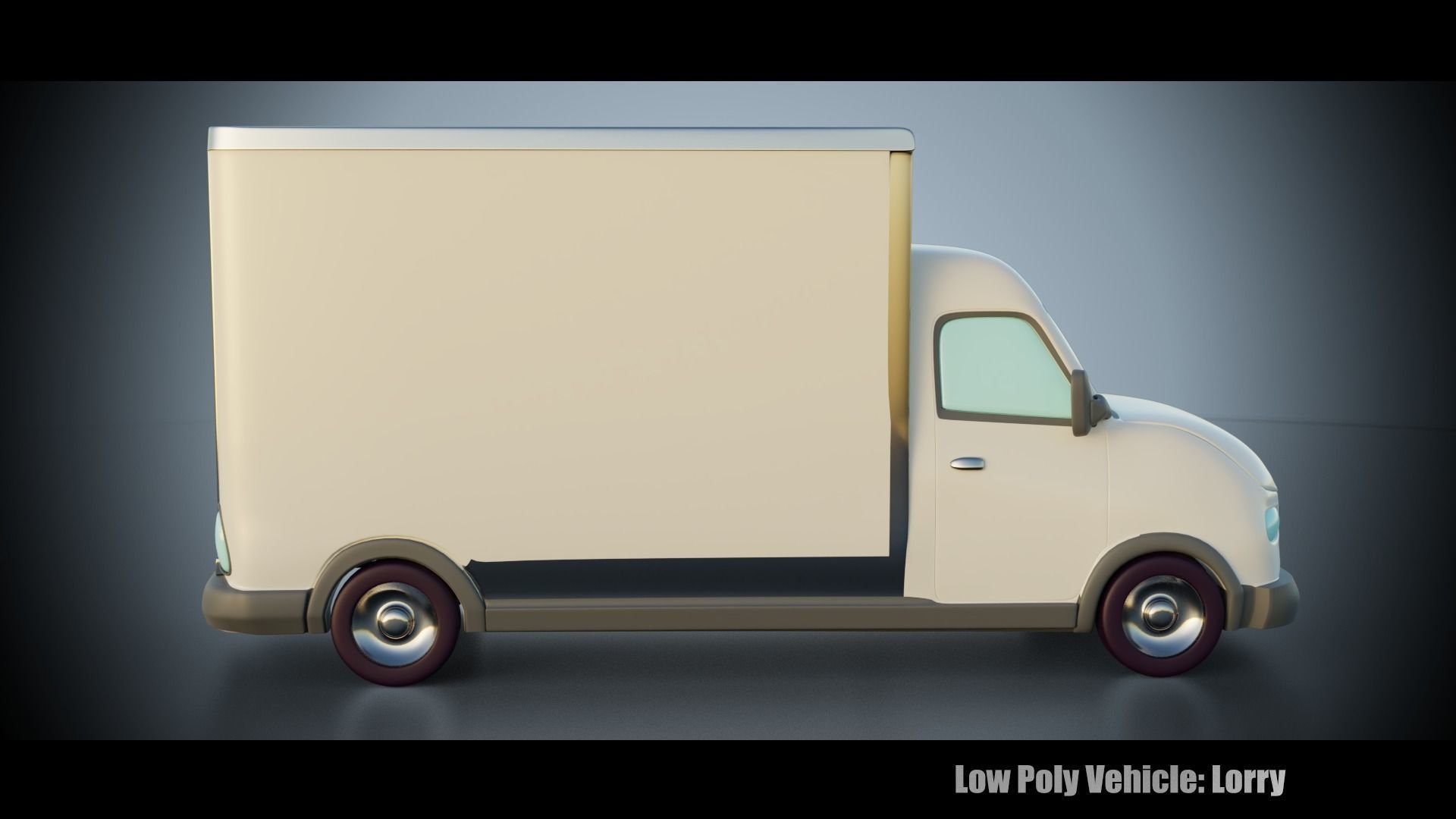 3D model Low Poly Vehicle - Lorry VR / AR / low-poly | CGTrader