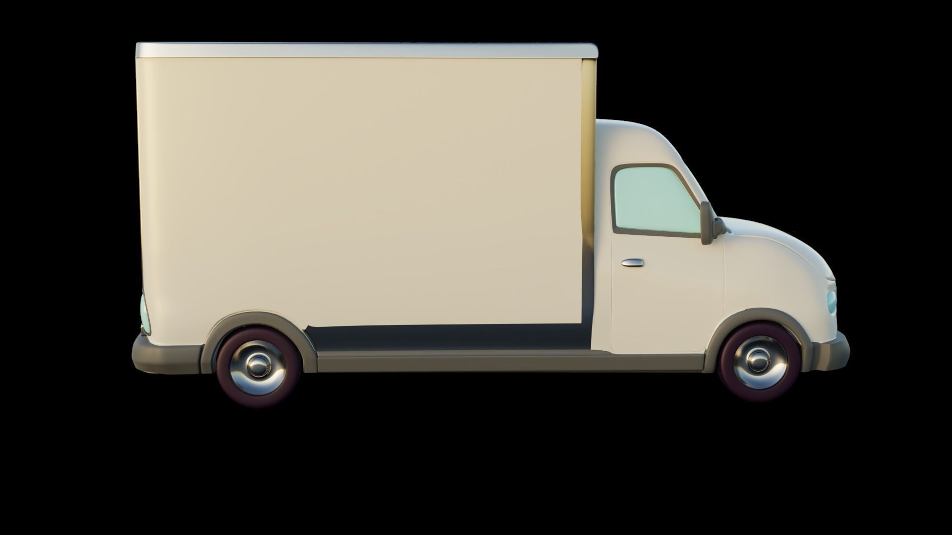 3D model Low Poly Vehicle - Lorry VR / AR / low-poly | CGTrader