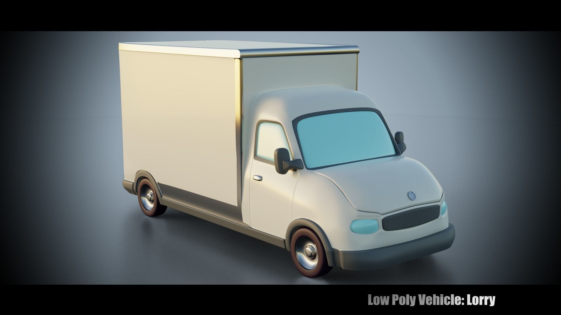 3D model Low Poly Vehicle - Lorry VR / AR / low-poly | CGTrader