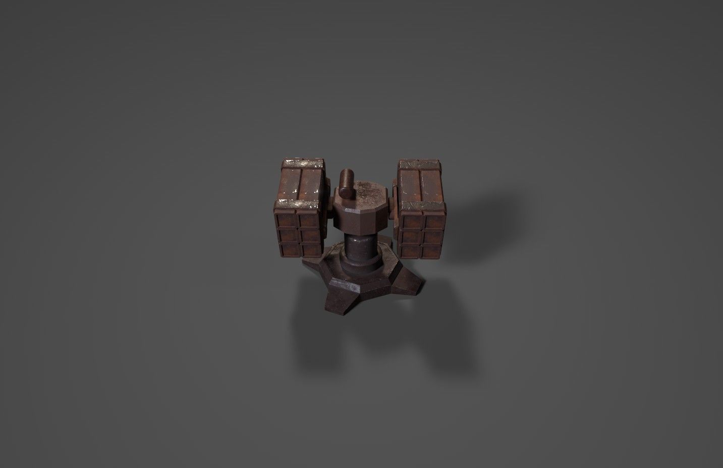 3D model Simple stylized missile turret VR / AR / low-poly | CGTrader