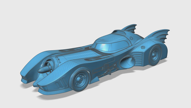 1989 Batmobile free 3D model | CGTrader
