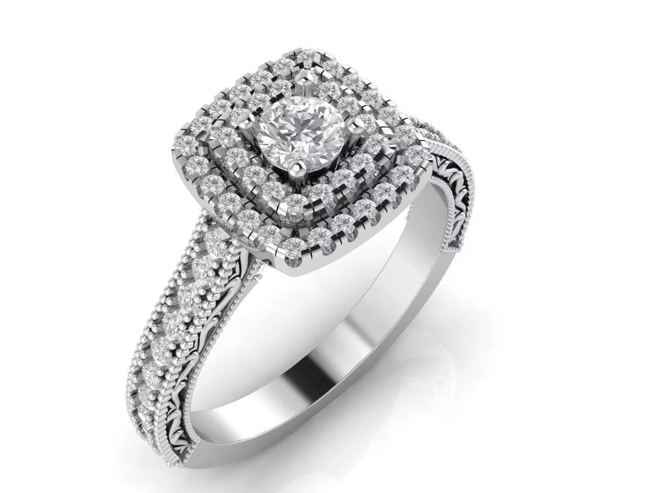 3DM Format Halo promise ring for her 3D model 3D printable | CGTrader