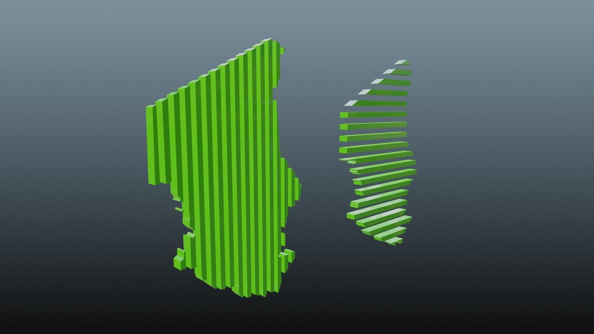 3D model CHAD map symbol 1 VR / AR / low-poly | CGTrader