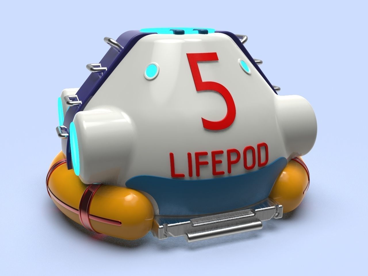 Subnautica Lifepod aquarium decoration game 3d model 3D model 3D ...