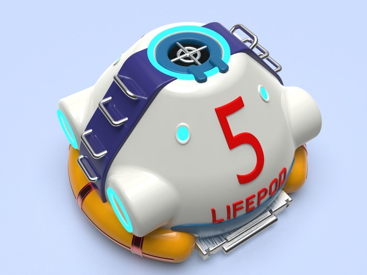 Subnautica Lifepod aquarium decoration game 3d model 3D model 3D ...