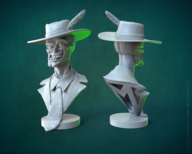 The Mask bust for 3d print 3D model 3D printable | CGTrader