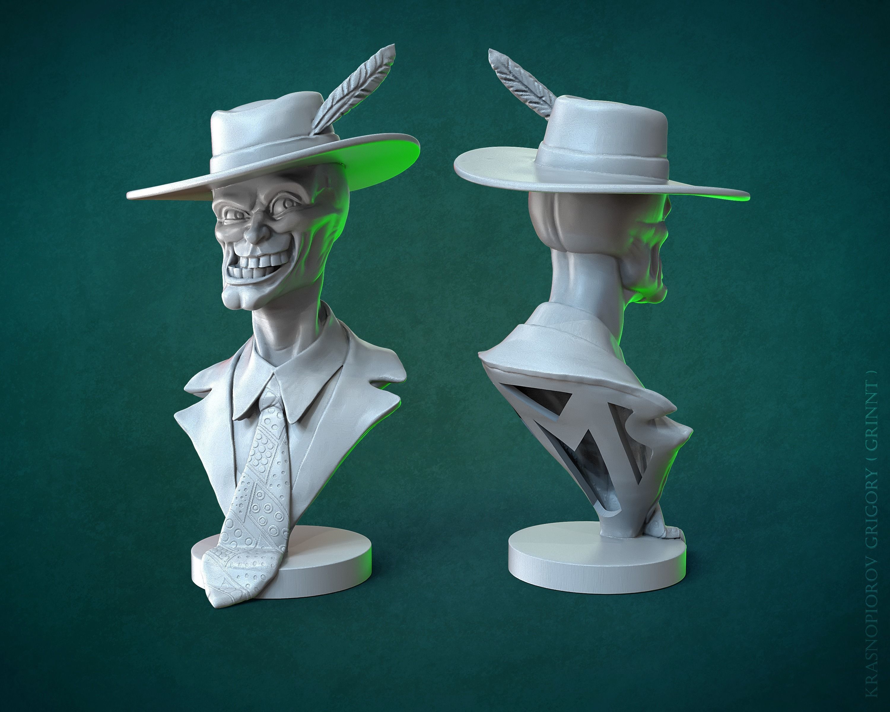 The Mask bust for 3d print 3D model 3D printable | CGTrader