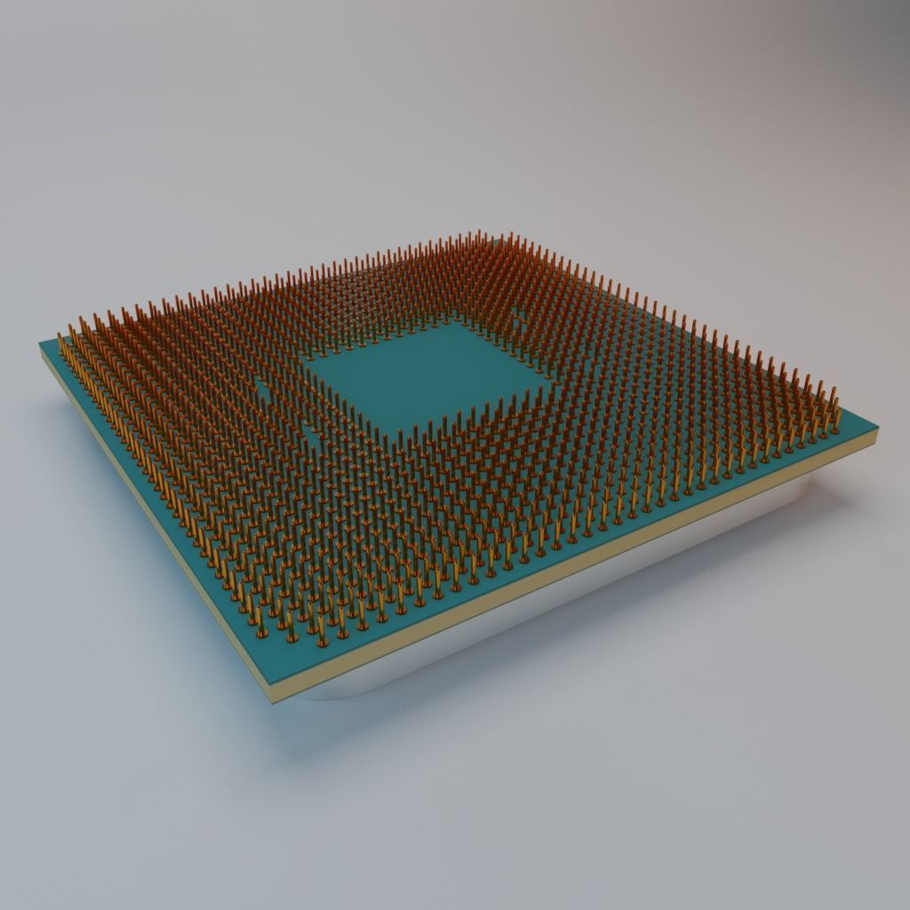 AMD Ryzen CPU 3D model | CGTrader