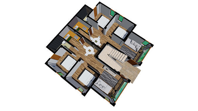 Interior 3d RESIDENTIAL 3D model | CGTrader