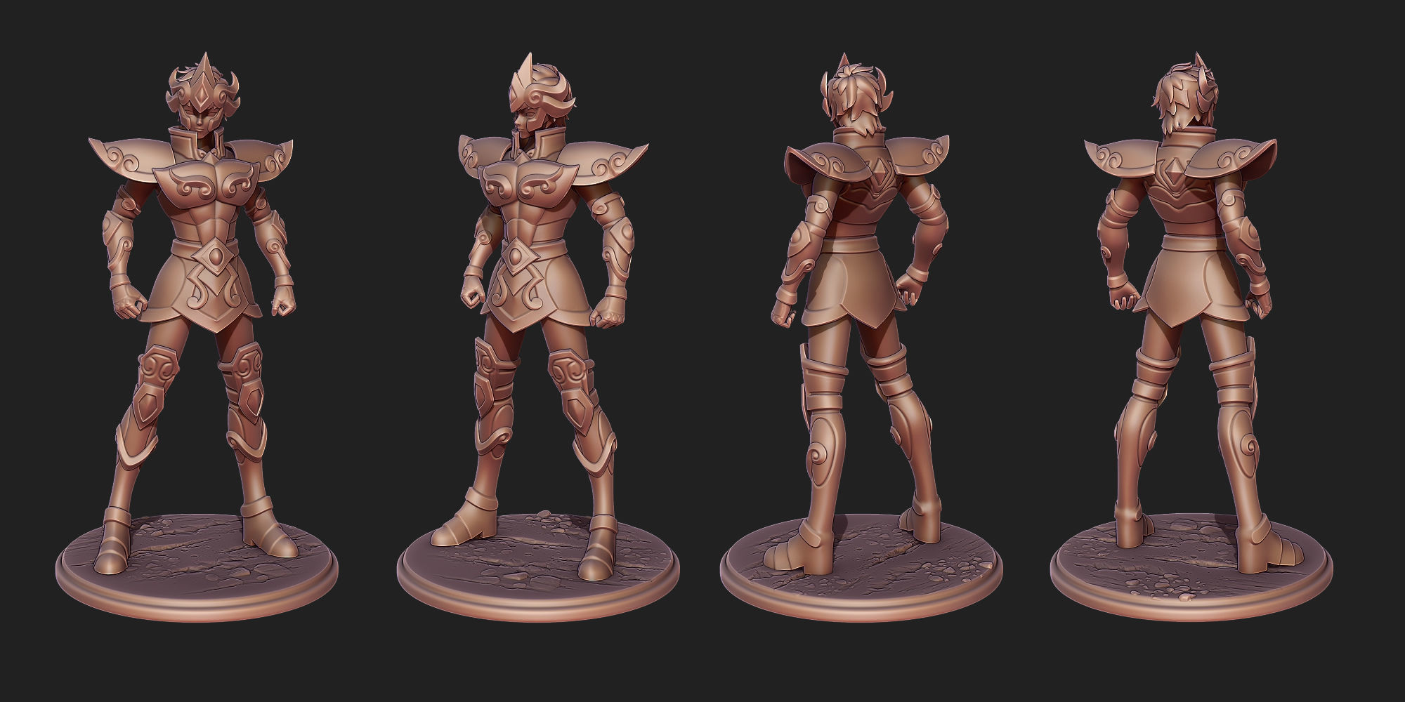 Saint Seiya Premium Pack 1 3D Model Collection | CGTrader