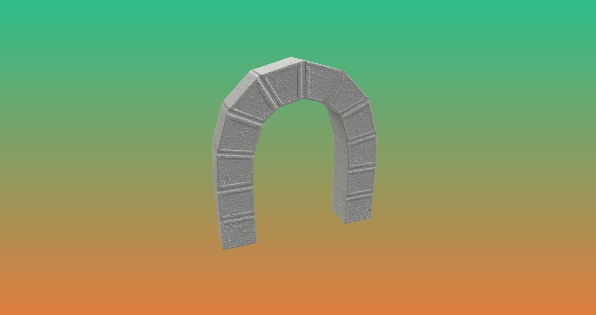 Low poly Jungle Arch for unity Game ready free VR / AR / low-poly 3D ...