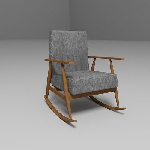 Rocking chair free 3D model | CGTrader