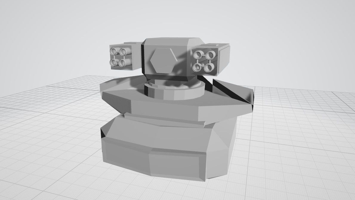 Blender Turret Introduction 3D model | CGTrader