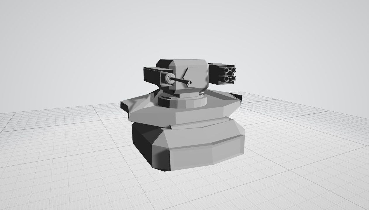Blender Turret Introduction 3D model | CGTrader