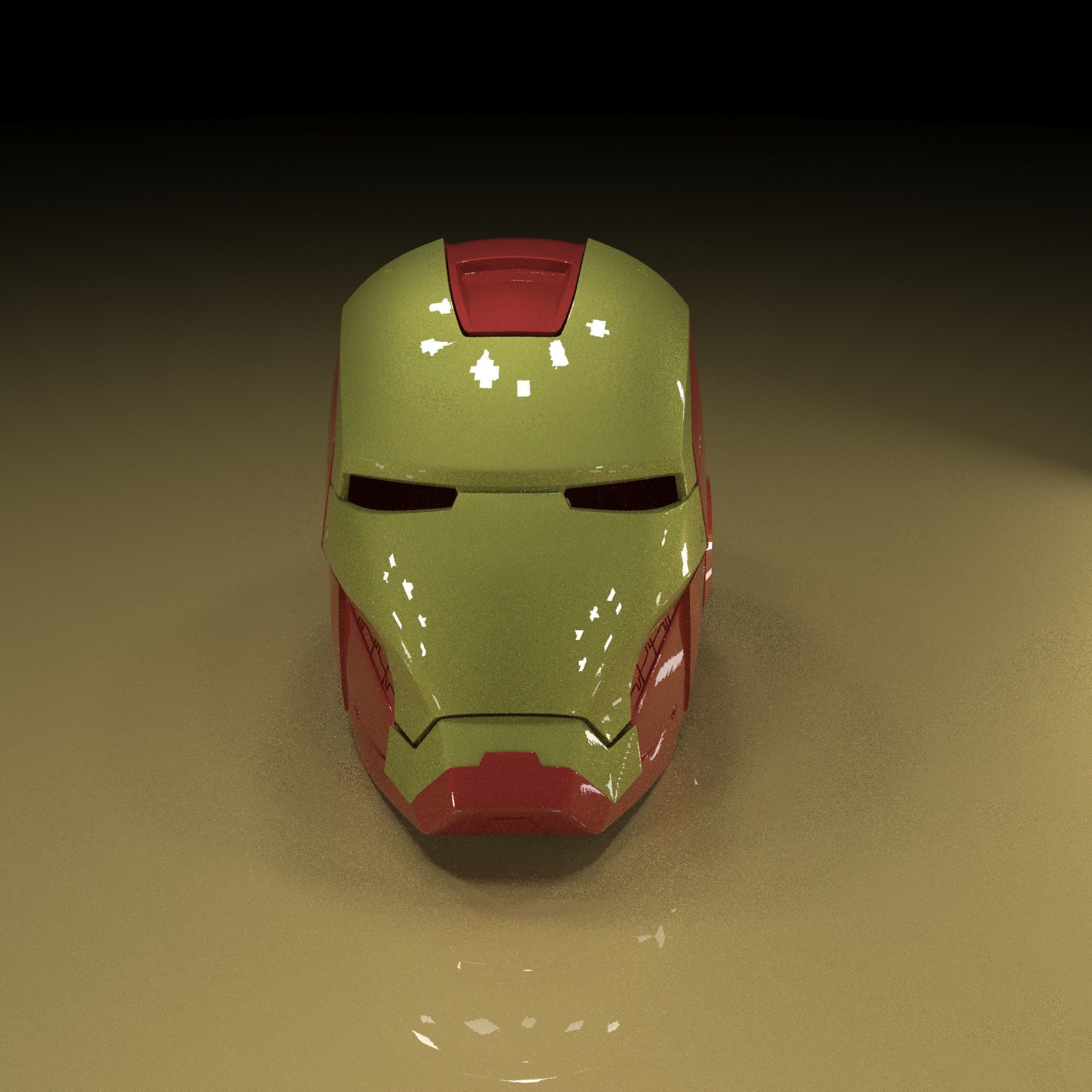 Iron Man Helmet STL 3D Print file 3D model 3D printable | CGTrader