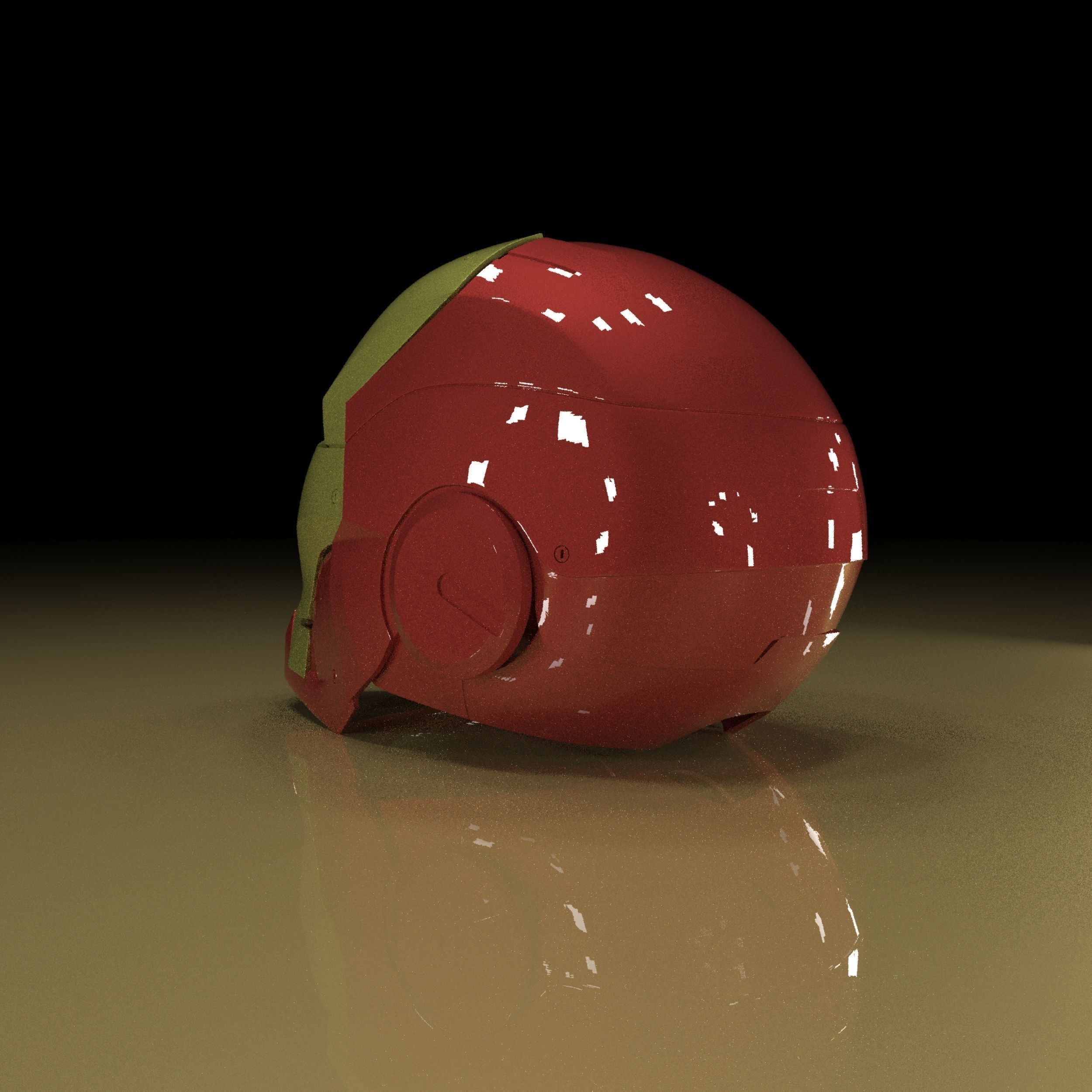 Iron Man Helmet STL 3D Print file 3D model 3D printable | CGTrader