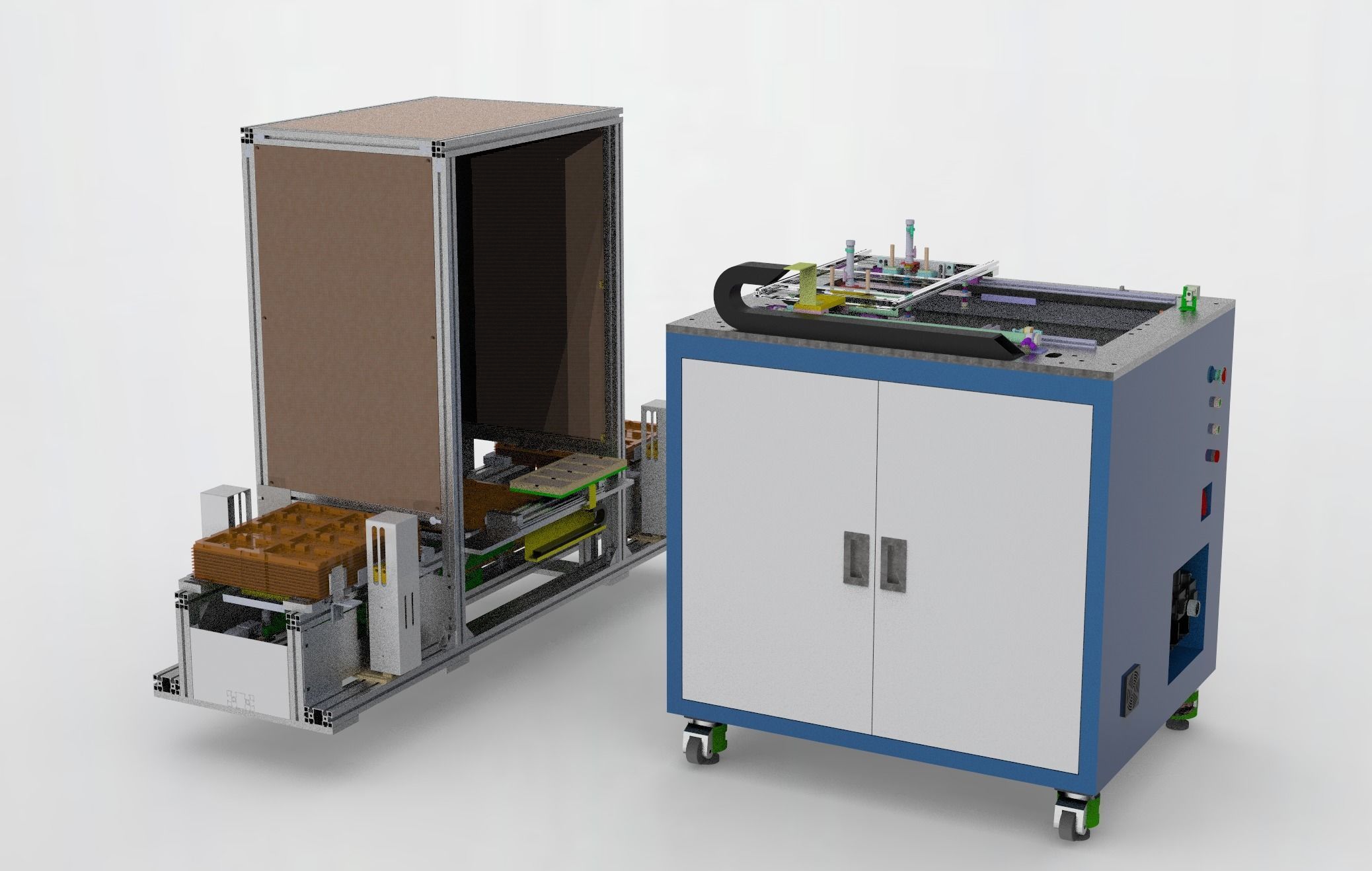 Tray loading and unloading machine 3D model | CGTrader