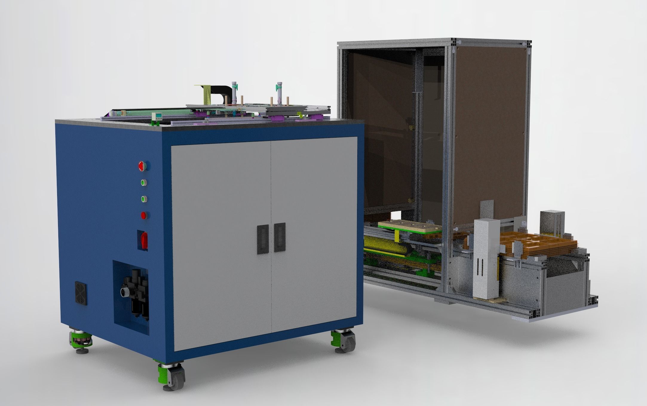 Tray loading and unloading machine 3D model | CGTrader