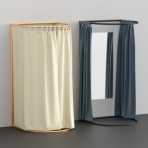 Fitting rooms 3D model | CGTrader