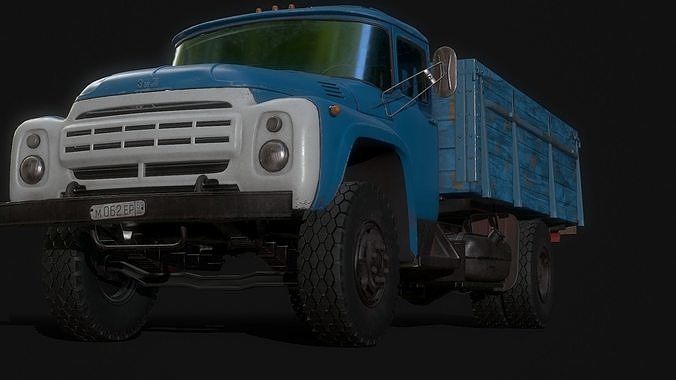 3D model ZIL-130 VR / AR / low-poly | CGTrader