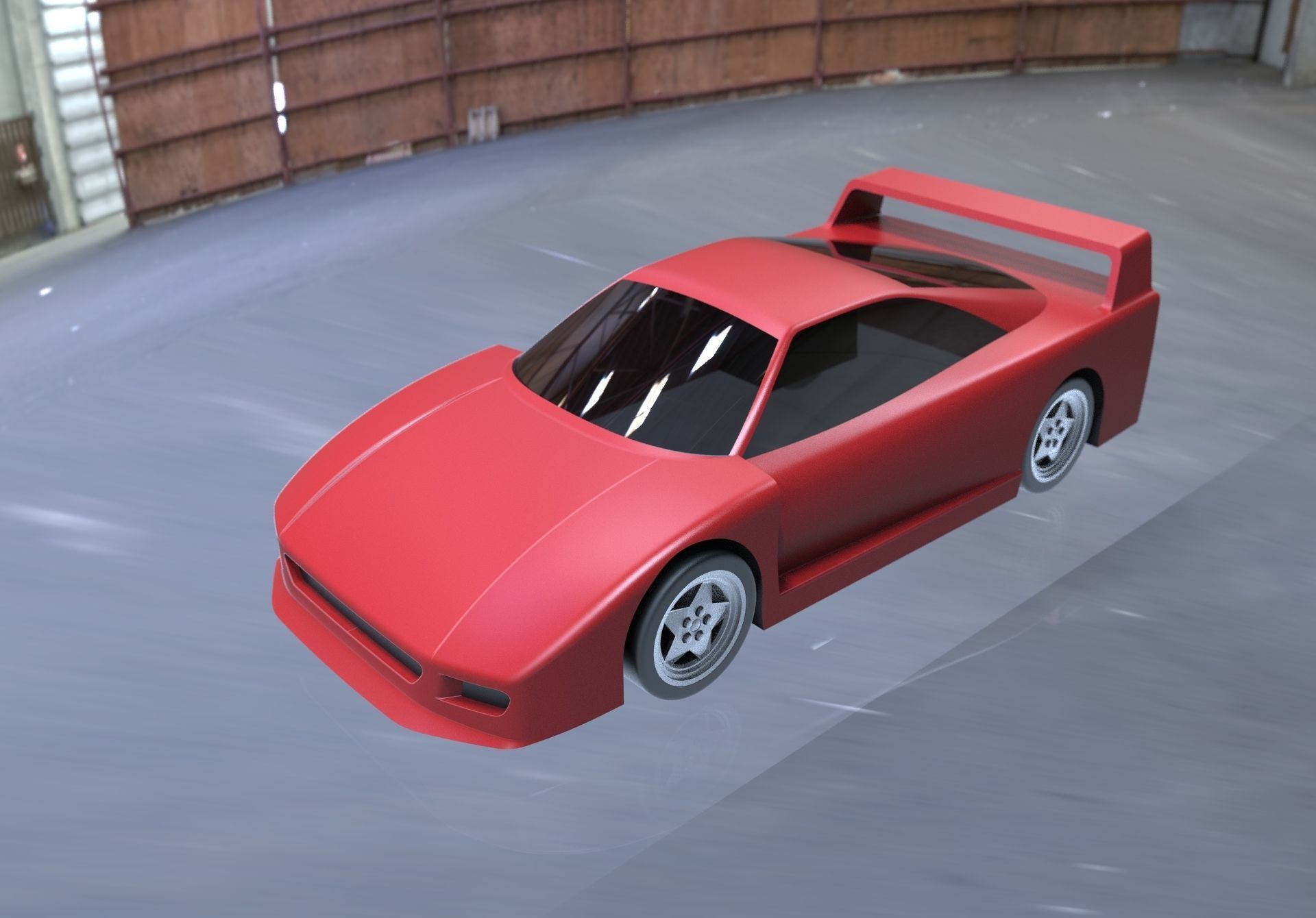 Ferrari F40 Day 4 fillet for complete the series of tutorial 3D model ...