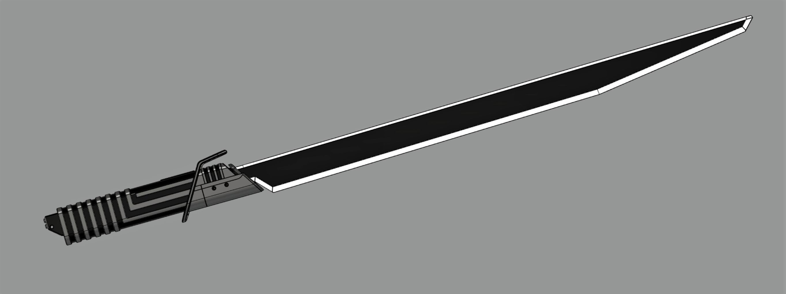 Darksaber Star Wars The Mandalorian for 3D Print Replica 3D model 3D ...