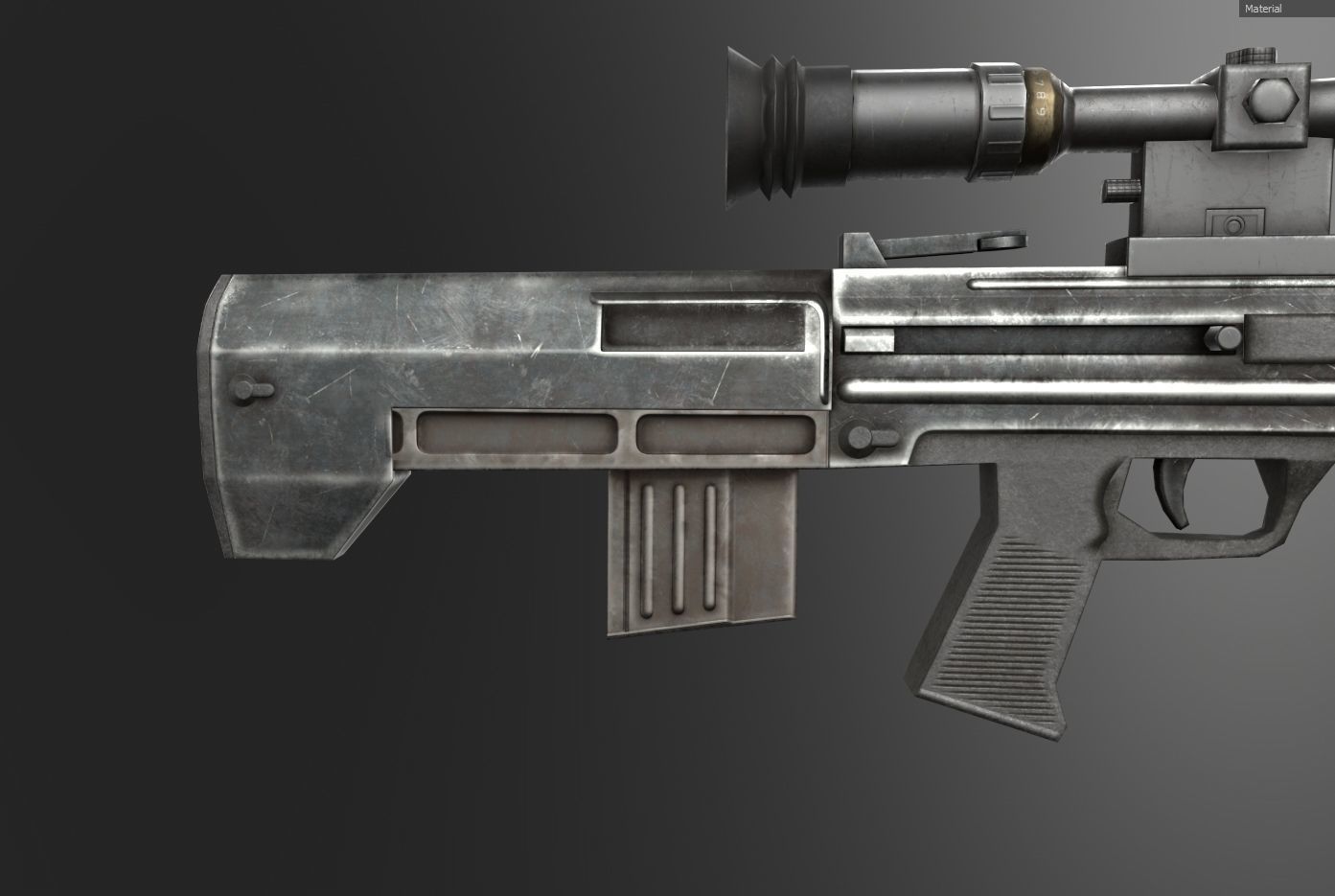 3D model QBU 88 Sniper Rifle VR / AR / low-poly | CGTrader