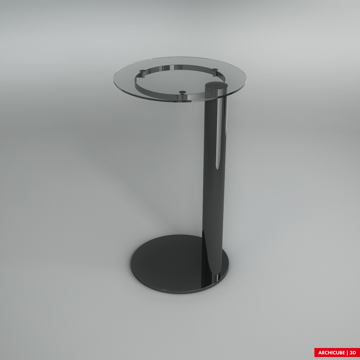 Round table 3D model | CGTrader