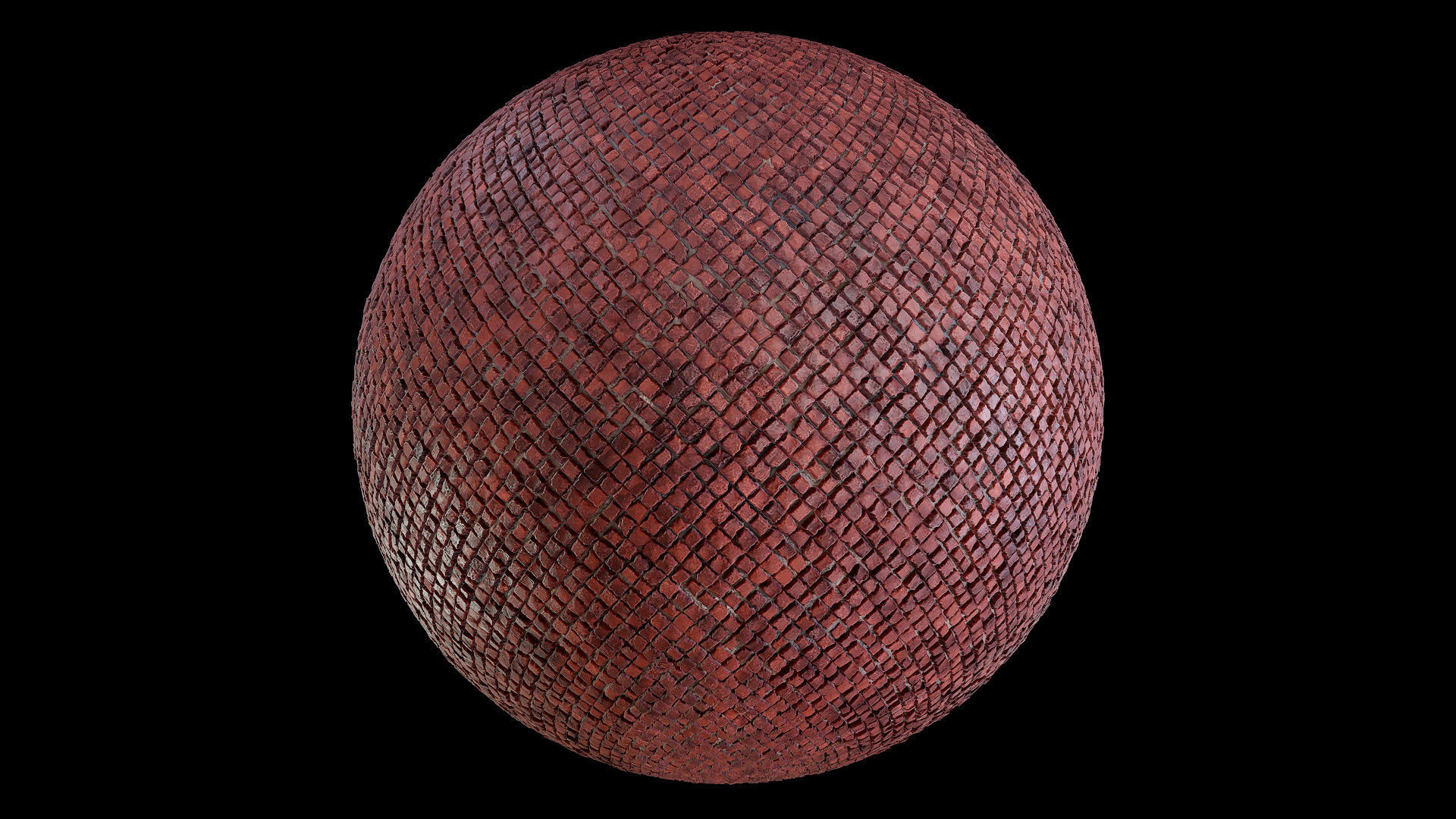 Texture Red mosaic tile VR / AR / low-poly | CGTrader
