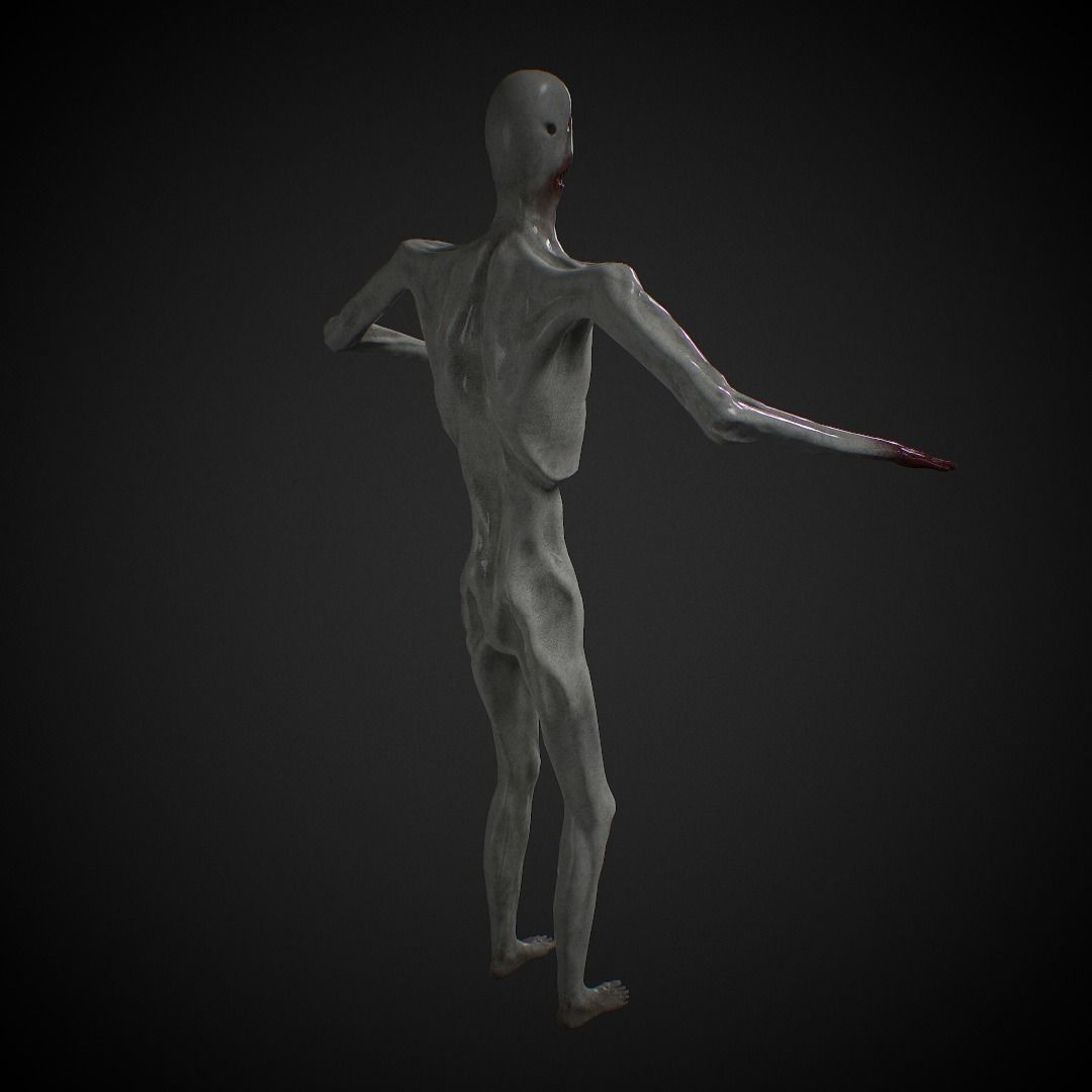 3D model Horror Character VR / AR / low-poly | CGTrader