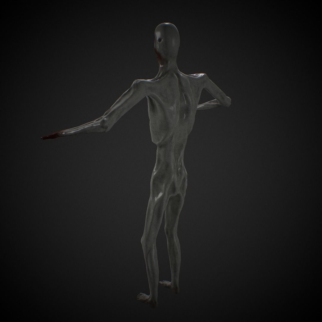 3D model Horror Character VR / AR / low-poly | CGTrader