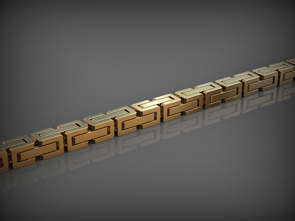 Chain Link 195 3D model 3D printable | CGTrader