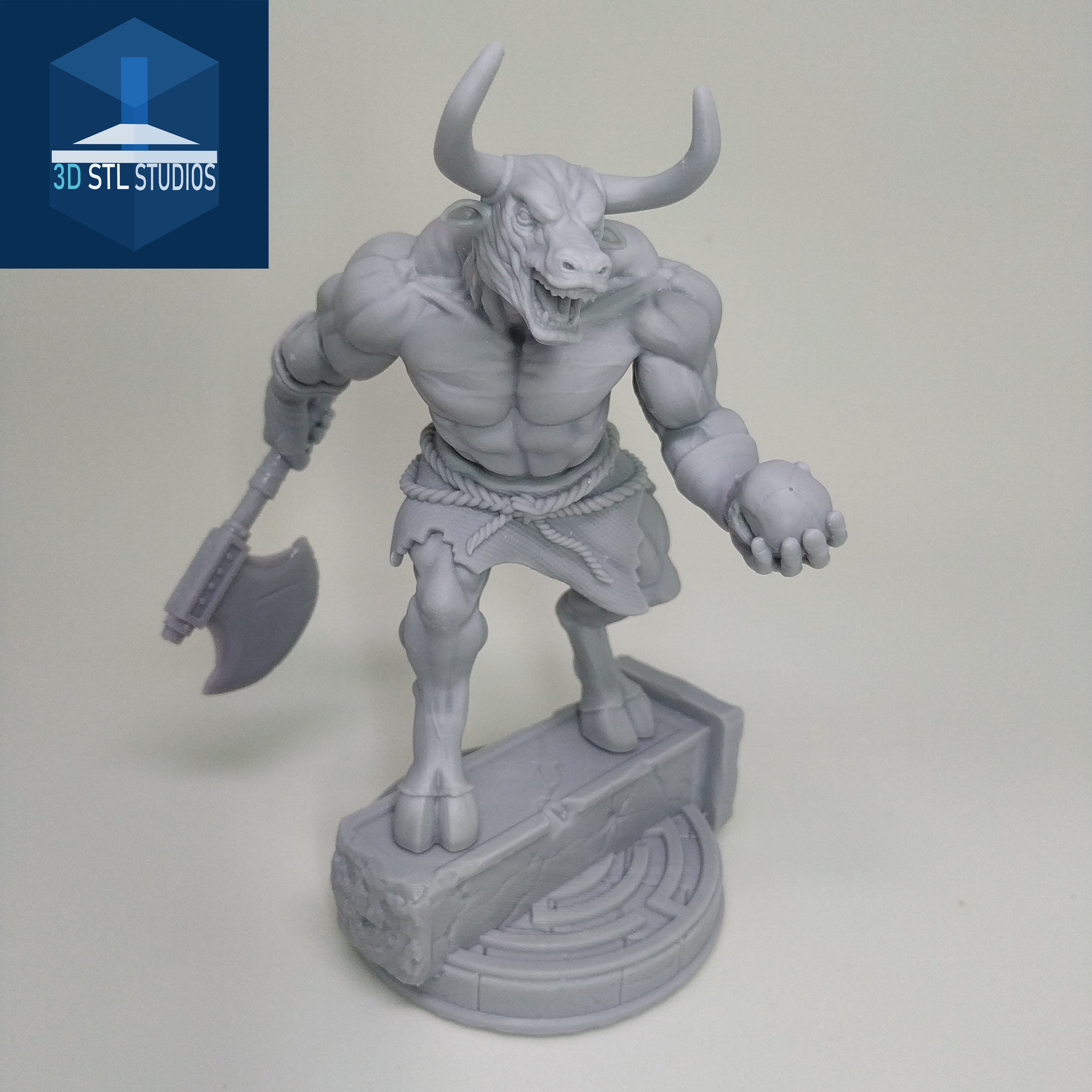 MINOTAUR - MINIATURE 3D print model 3D model 3D printable | CGTrader
