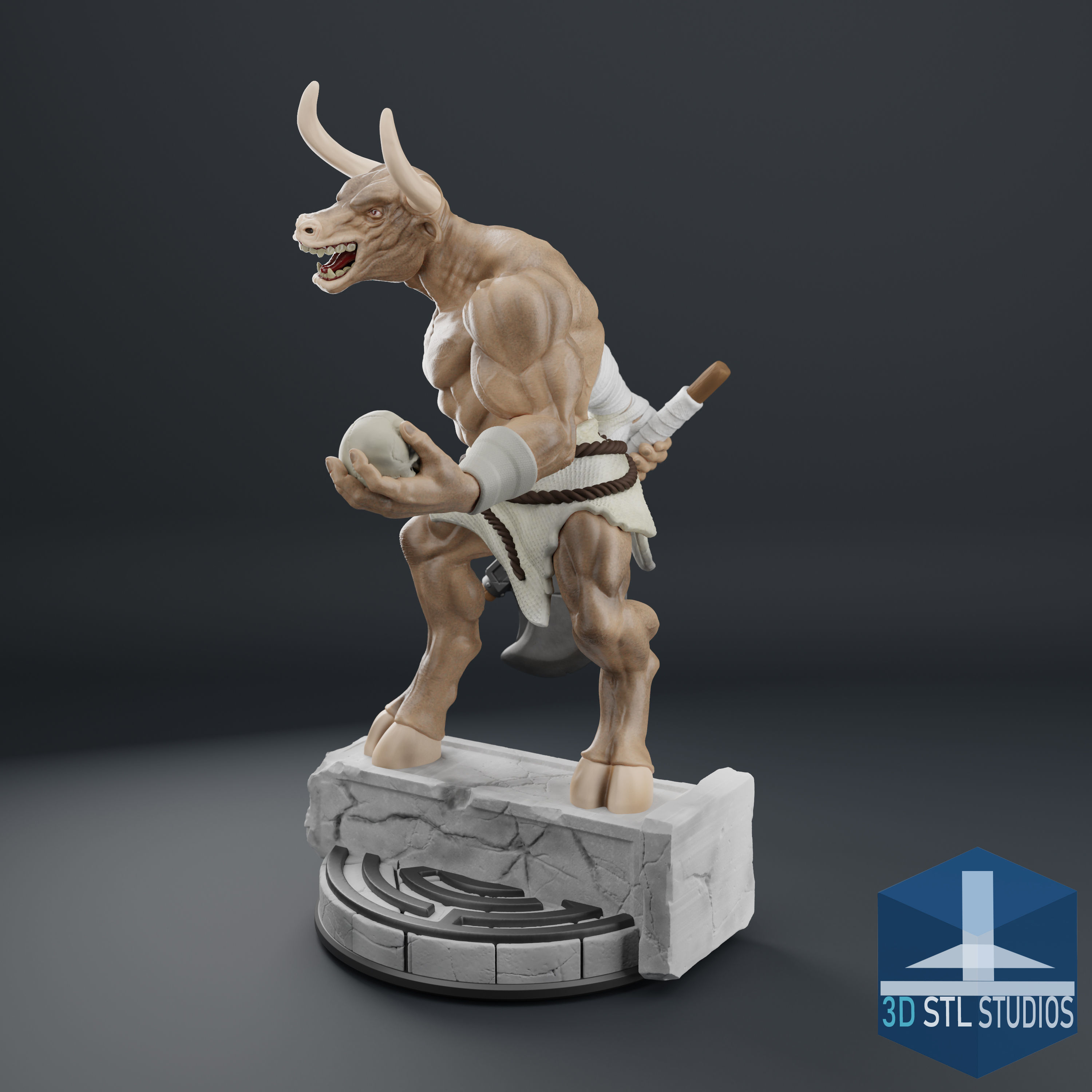 MINOTAUR - MINIATURE 3D print model 3D model 3D printable | CGTrader