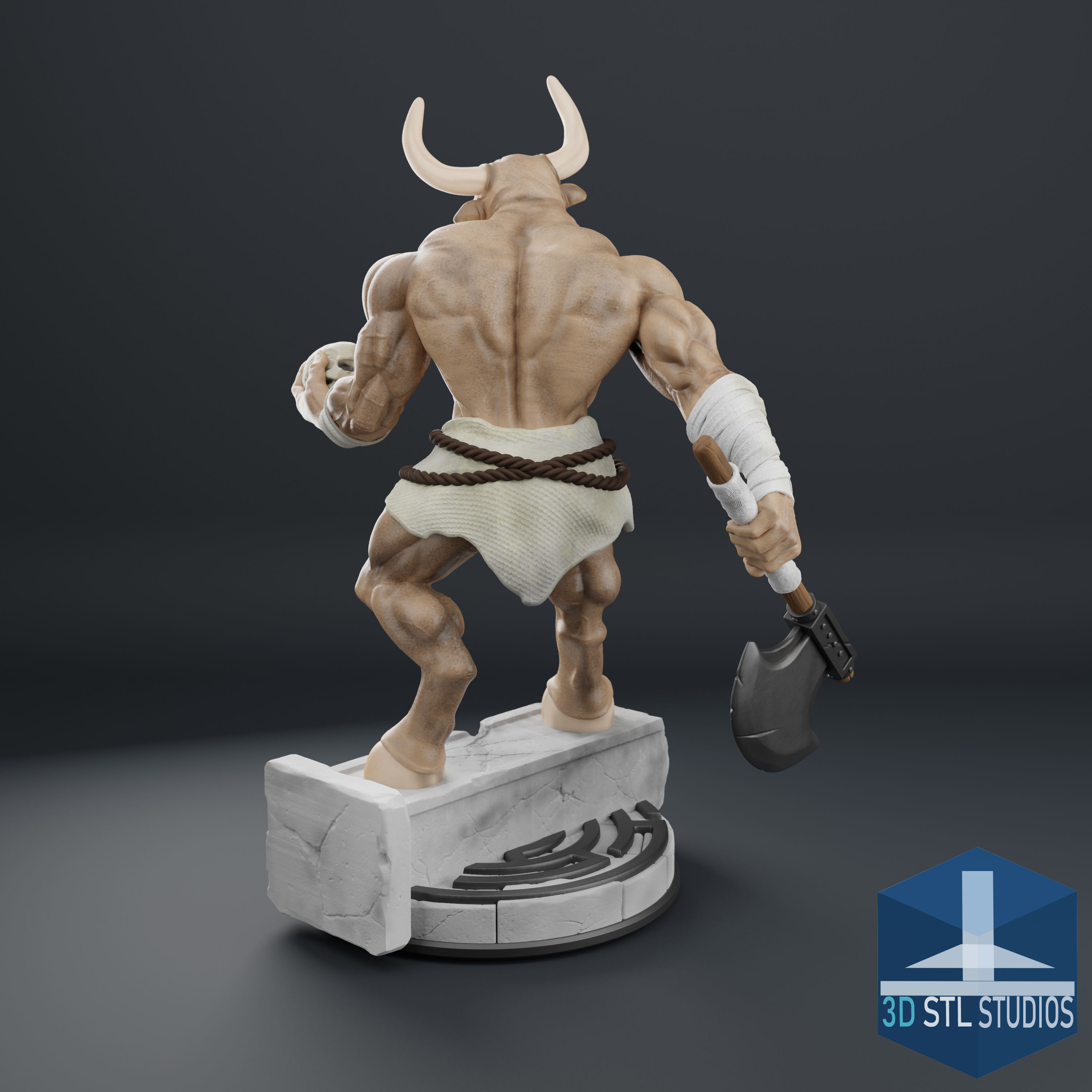 MINOTAUR - MINIATURE 3D print model 3D model 3D printable | CGTrader